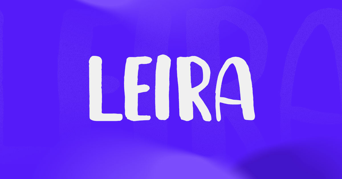 Leira Free Font | Crehana