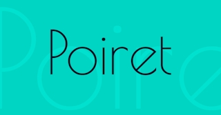 📌 Poiret One Font | Crehana