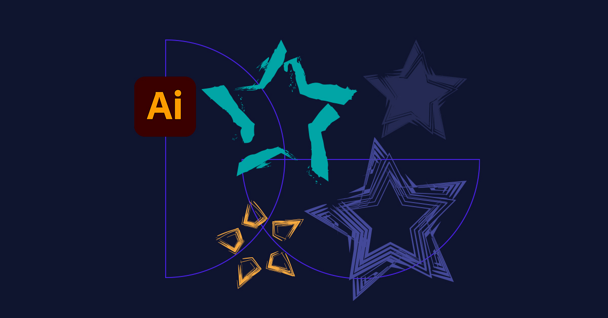 🏅 Pinceles de estrella para Illustrator | Crehana