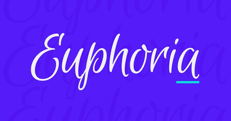 Euphoria Script Font | Crehana