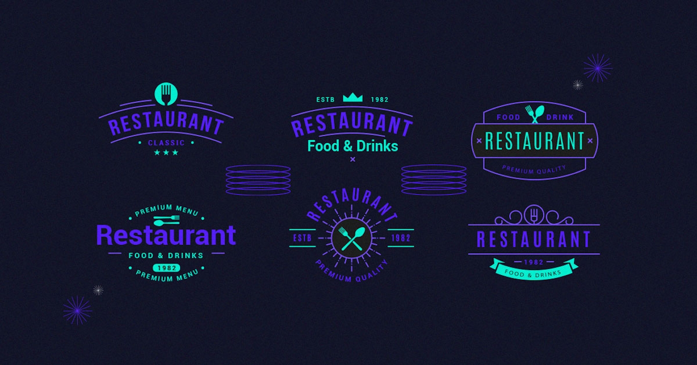 🍴 Logos de restaurantes [GRATIS] | Crehana