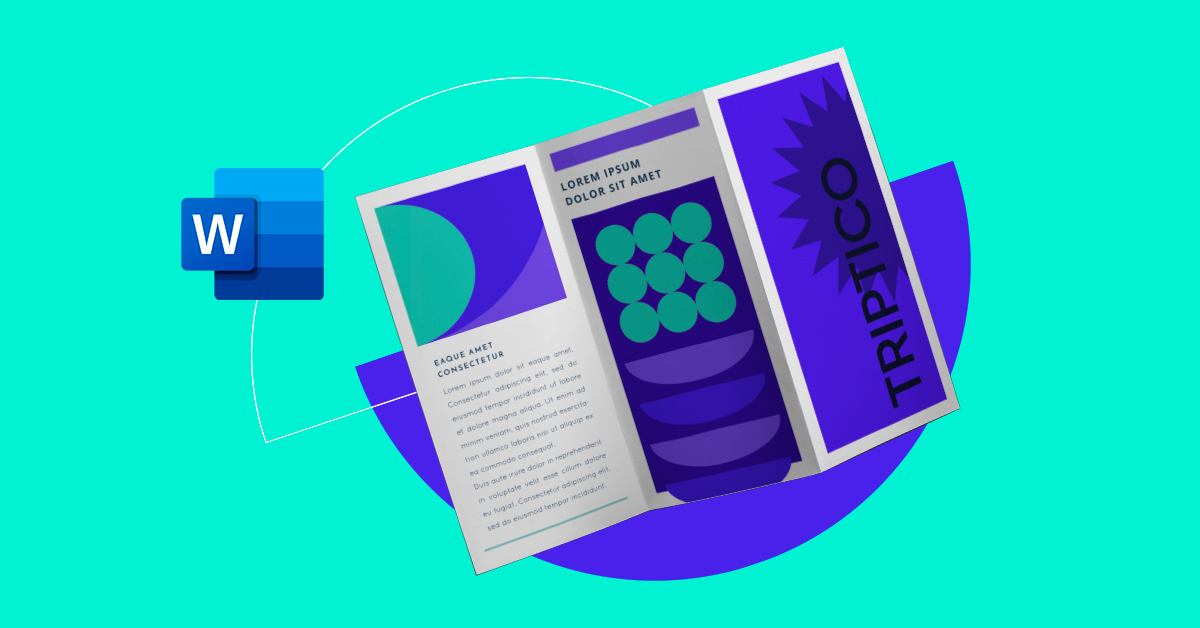 📝 Tríptico en Word [Plantillas GRATIS] | Crehana