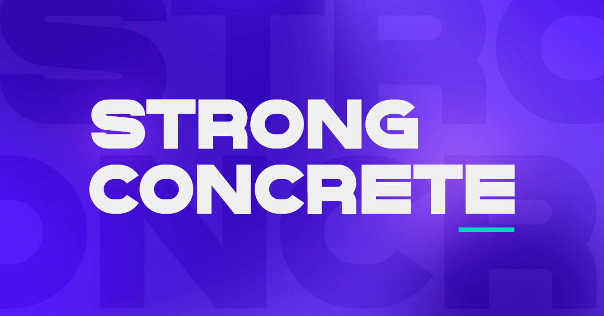 🖋️ Strong Concrete Font | Crehana