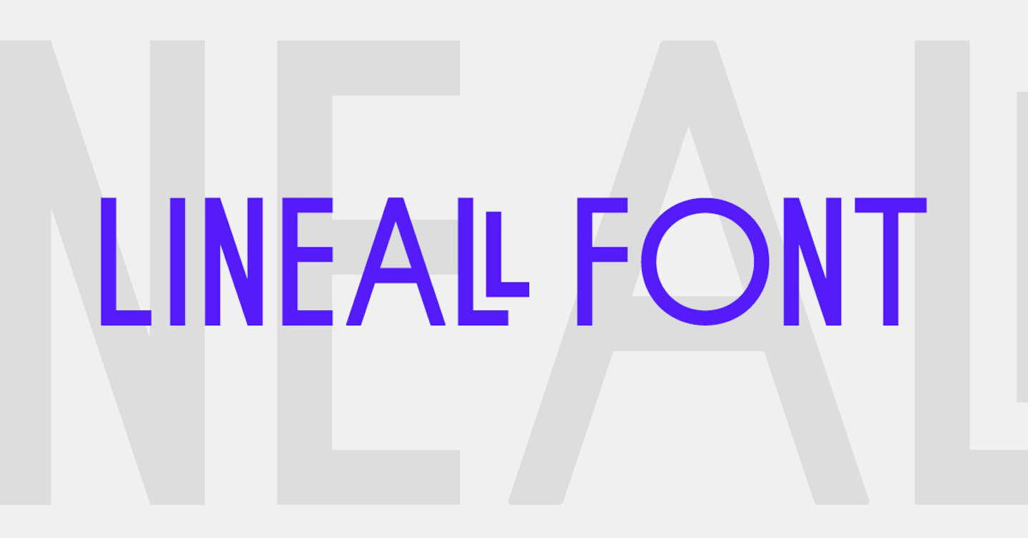 🖋️ Lineal Font | Crehana