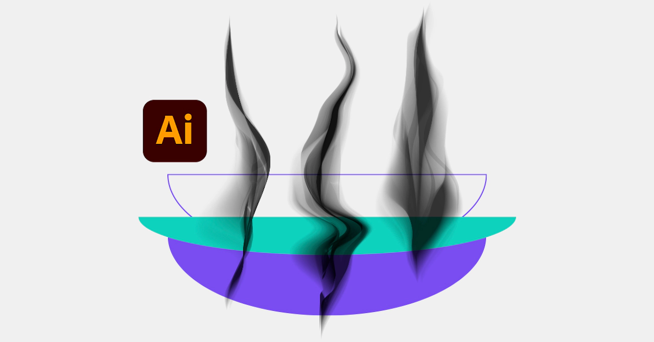 🏅 Smoke brush para Illustrator | Crehana