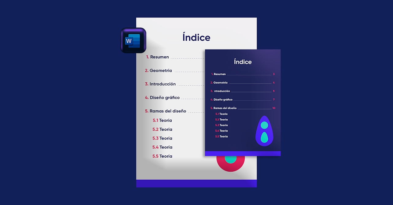 📄 GRATIS: Plantilla de índice en Word para descargar [2021] | Crehana