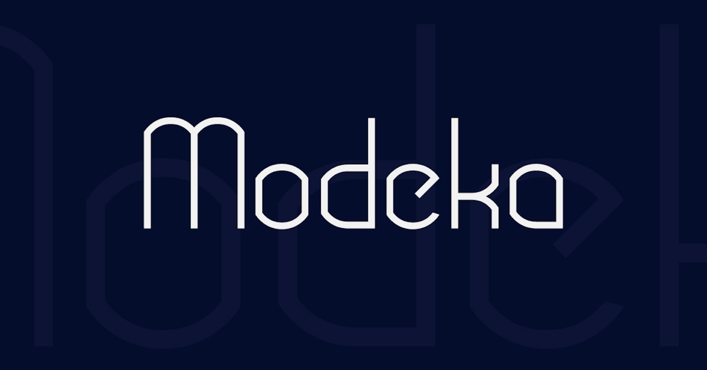 🖋️ Modeka Font | Crehana