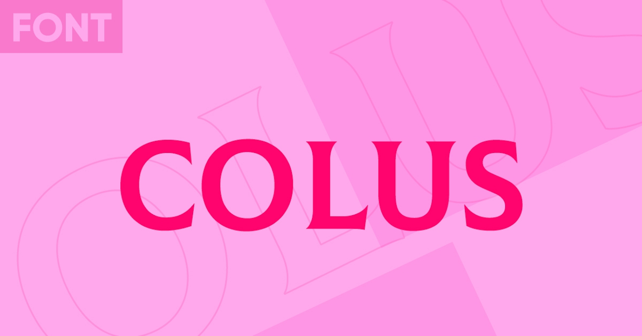 Colus Free Font | Crehana