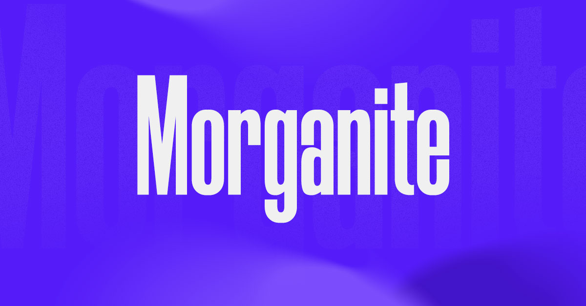Morganite Free Font | Crehana