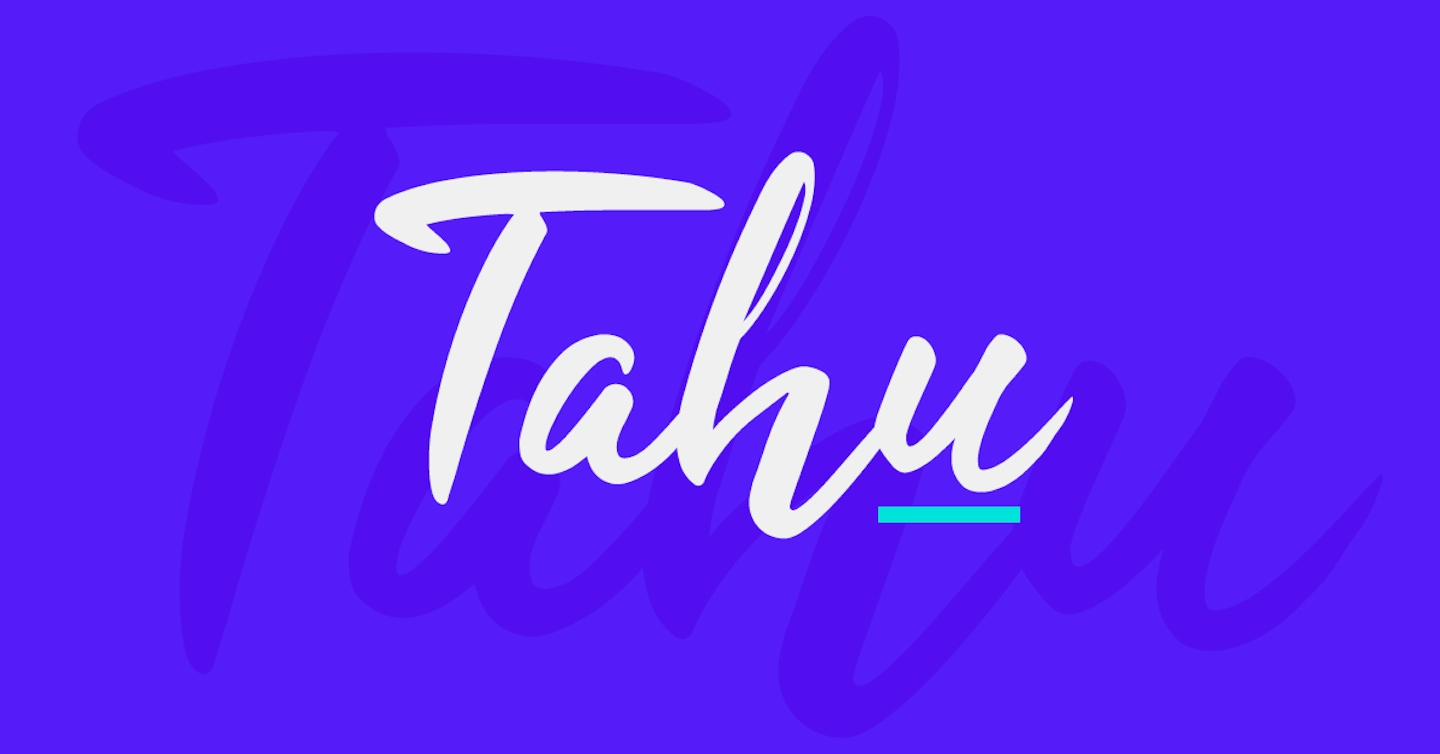 Tahu Font | Crehana