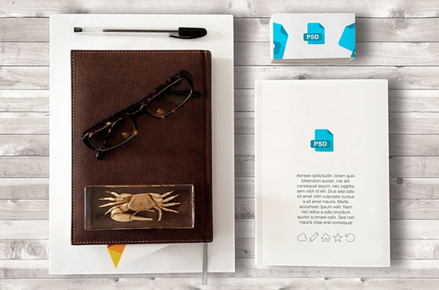 Book and Business card | Crehana
