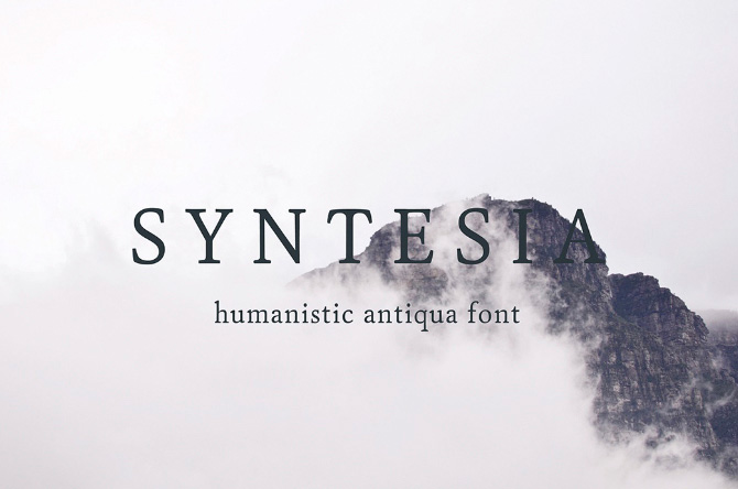 Syntesia Free Font | Crehana
