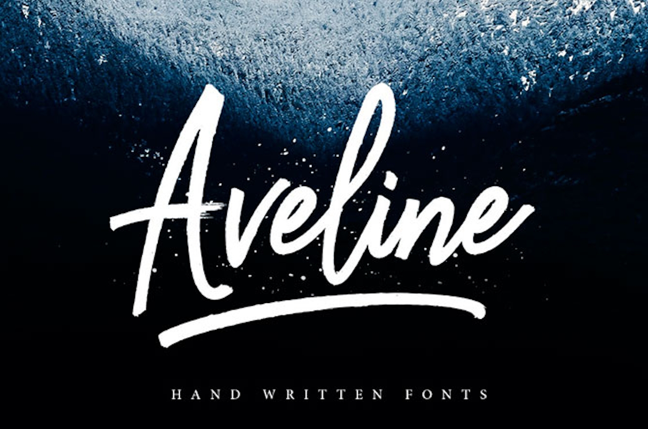 Aveline Hand Written Font | Crehana