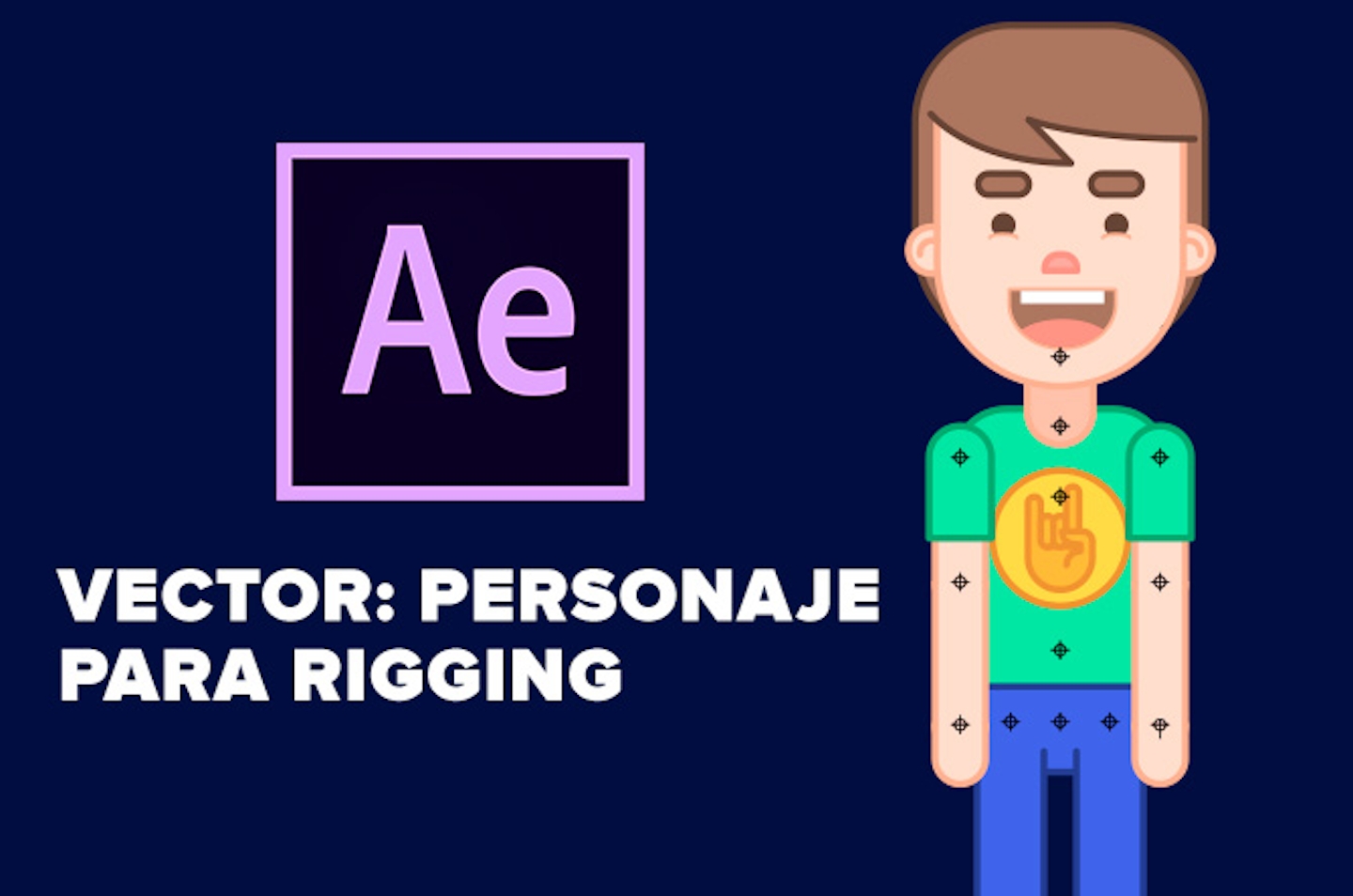 Vector: personaje para rigging | Crehana
